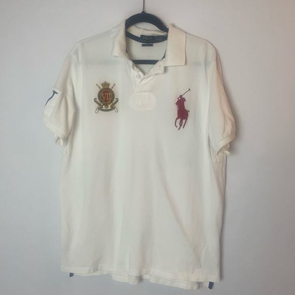 Polo Ralph Lauren | Shirts | Vintage Polo Ralph Lauren Logo Polo Shirt ...